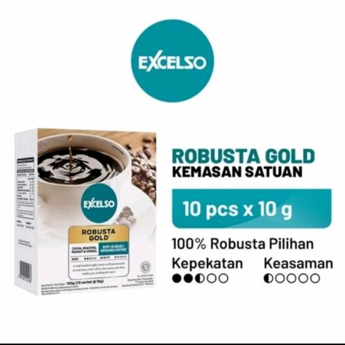 Jual Excelso Kopi Single Serving Robusta Gold -Folding Box (10 Sachet ...