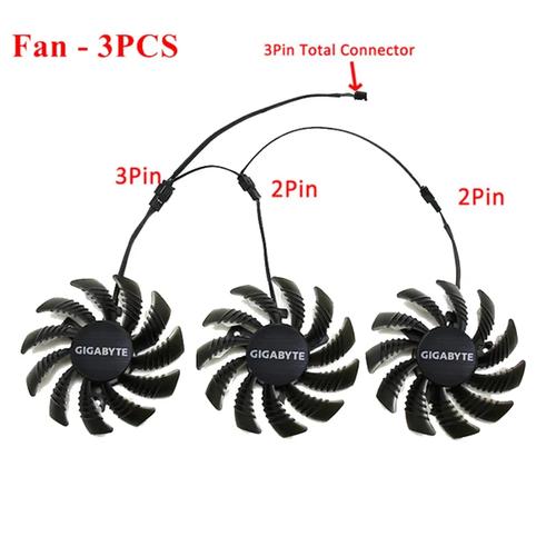 Jual Fan Kipas Vga Gigabyte 75mm 3pin Triple Fan GTX 970 R9 280X ...