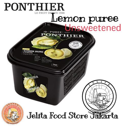 Jual Ponthier Lemon Puree unsweetened 1kg Frozen - buah beku - Jakarta ...