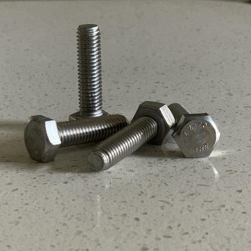 Jual Baut hex M5 x 15 stainless SS 304 Hex Bolt FT - THE - Baut 8 ...