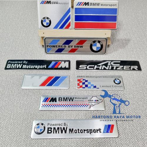 Jual Emblem 3D Sticker Plate Alumunium BMW MotorSport M3 Performance ...