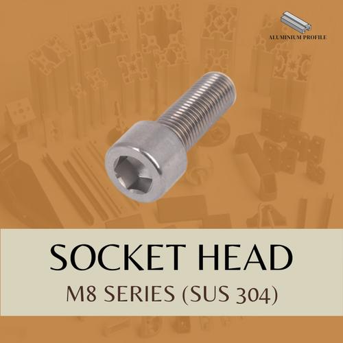 Jual Baut L M8 (Socket Cap Screw) Socket Head - M8x12 - Jakarta Barat ...