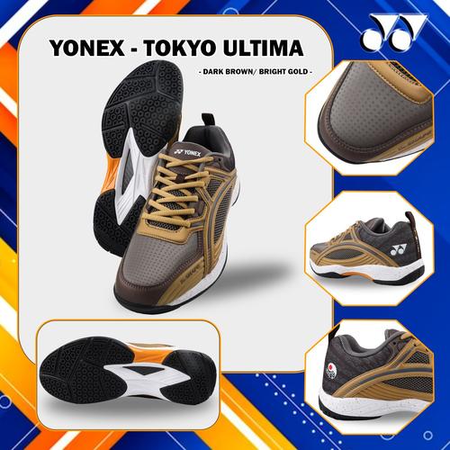 Promo Sepatu Badminton Shoes YONEX TOKYO ULTIMA - DARK BROWN / BRIGHT ...