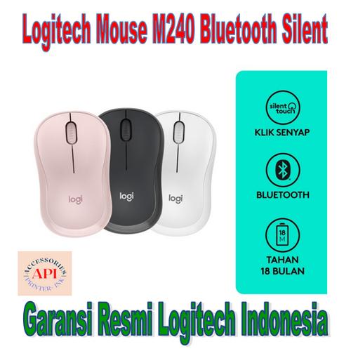 Jual Logitech M240 Mouse Bluetooth Silent Click - Garansi Resmi - Off ...