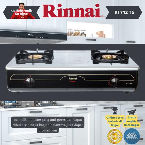 Jual Rinnai RI-712TG Kompor Gas [2 Tungku/Grande Series] - Kota Bogor ...