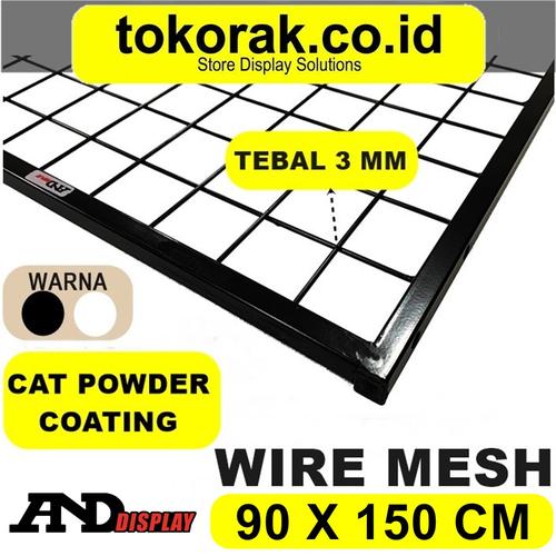 Jual WIRE GRID MESH 90 X 150 CM - KAWAT JARING KOTAK - RAM DINDING ...