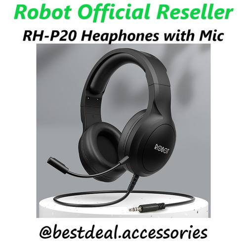 Promo Robot RH-P20 Headphones with Mic Headset Gaming 3.5mm (New RH-P10 ...