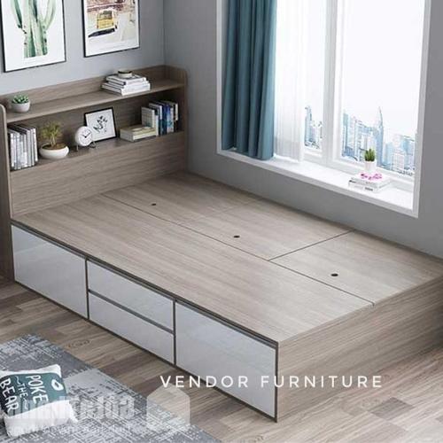 Jual Dipan Minimalis HPL Interior Home Furniture Tempat Tidur Plywood ...