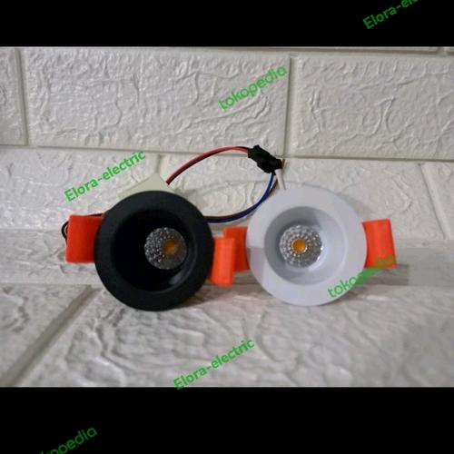 Jual Lampu Downlight Mini LED COB 3W Spot Light Plafon Spotlight Kecil - BODY PUTIH - Jakarta ...