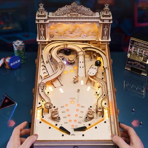 Jual Robotime ROKR 3D Pinball Machine wooden Puzzle EG01 - Jakarta ...