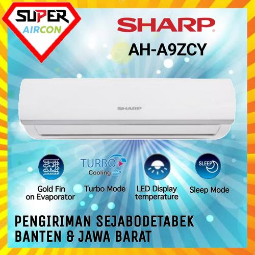 Jual AC SHARP AH - A 9 UCY 1 PK TURBO AH - A 9 UCY + PASANG INSTALASI ...