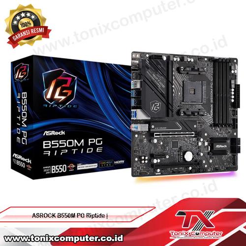 Promo ASROCK B550M PG Riptide | Motherboard AMD Socket Ryzen AM4 ...