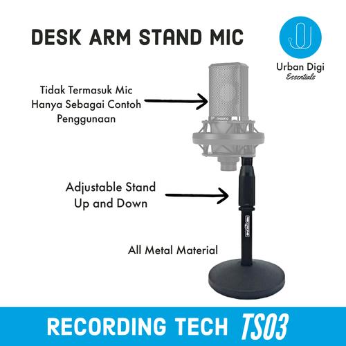 Jual Desk Arm Stand Microphone Recording Tech TS03 - Jakarta Selatan - Urban Digi Essentials ...