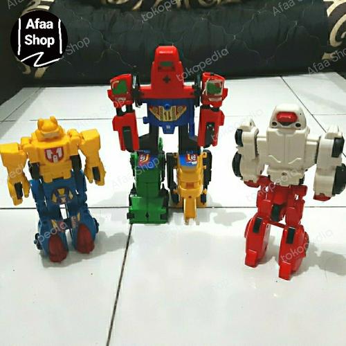Jual Mainan junk preloved kidzu bento hokben robot warriors complete ...