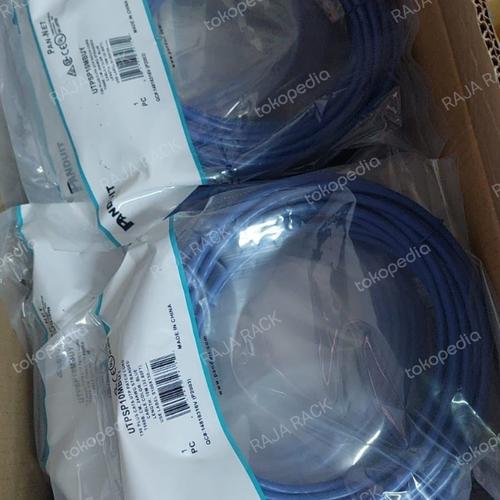Jual Panduit Patch Cord UTP Cat.6 10 Meter / Kabel LAN Panduit Cat.6 ...