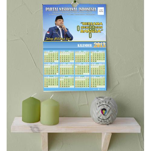 Jual Cetak kalender partai / kalender dinding Bahan AP 260Gsm Murah ...