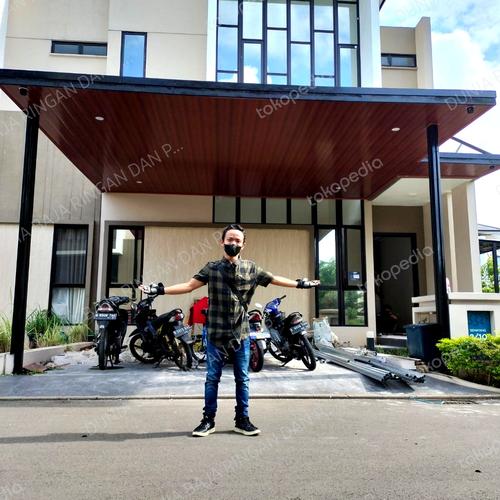 Jual Kanopi baja ringan atap alderon + flavon PVC all'in - Kota Depok ...