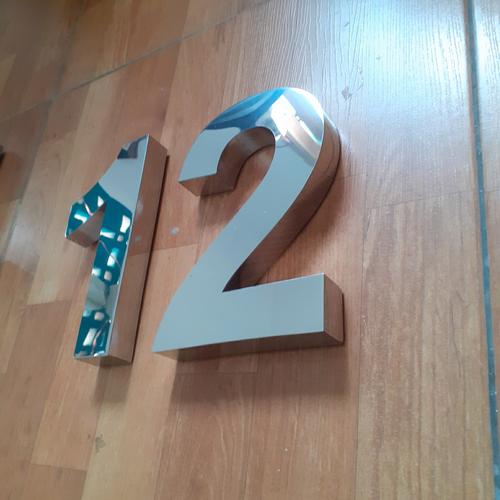 Jual Stainless steel Huruf Timbul 3D Tulisan Nama 10 cm - Kota Bandung ...