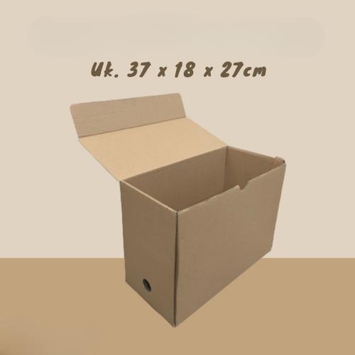 Jual box file kardus karton penyimpanan file arsip ukuran 37 x 18 x 27 ...