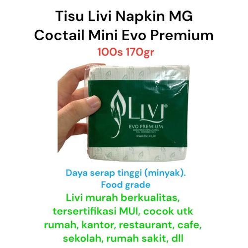 Jual Tissue Livi Tisu Meja Makan Livi Pop Up Eco 100 Sheets - Popup 100 ...