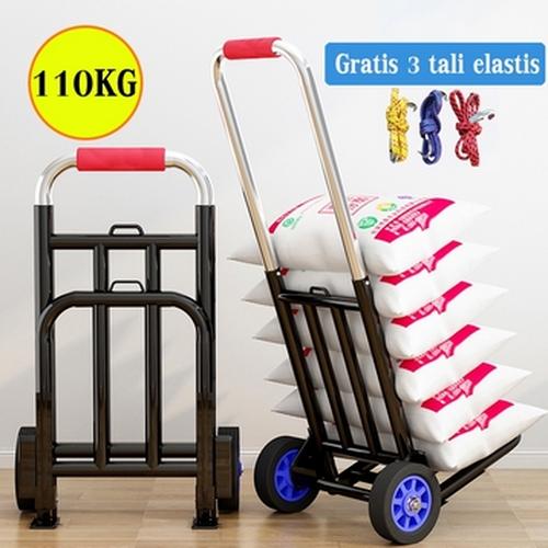 Jual Gerobak Dorong Trolley Troli Besi Alat Bantu Bawa Angkut Barang ...