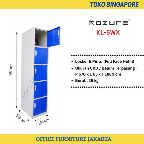 Jual LOCKER 5 PINTU KOZURE KL-5WX (MUAT HELM) - Jakarta Barat - Toko ...