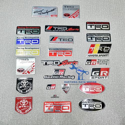 Jual Emblem 3D Sticker Toyota TRD Sport Fortuner Innova Avanza Raize ...