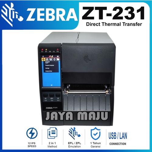 Jual BARCODE PRINTER INDUSTRIAL ZEBRA ZT231 / ZT-231 / ZT 231 ( 203 Dpi ...