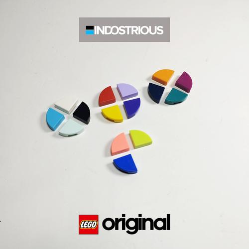 Jual Lego Original Part - 25269 Tile Round 1x1 Quarter - Dots - Jakarta ...