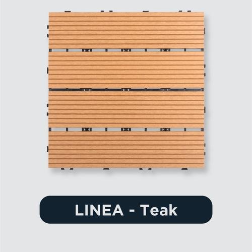 Jual DECKING TILE MARVEL OUTDOOR INDOOR WPC LANTAI TAMAN - LINEAR TEAK ...