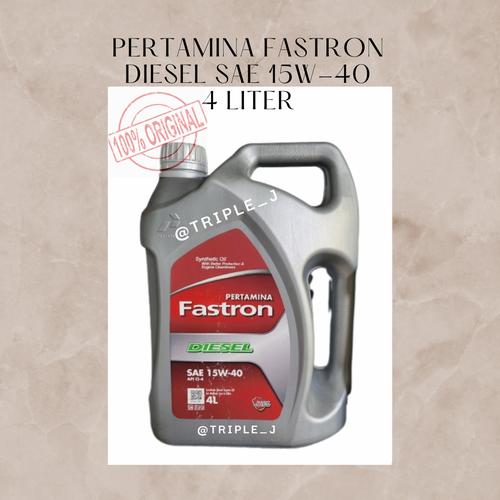 Jual Pertamina Fastron Diesel SAE 15W-40, 4Liter - Kota Surabaya ...