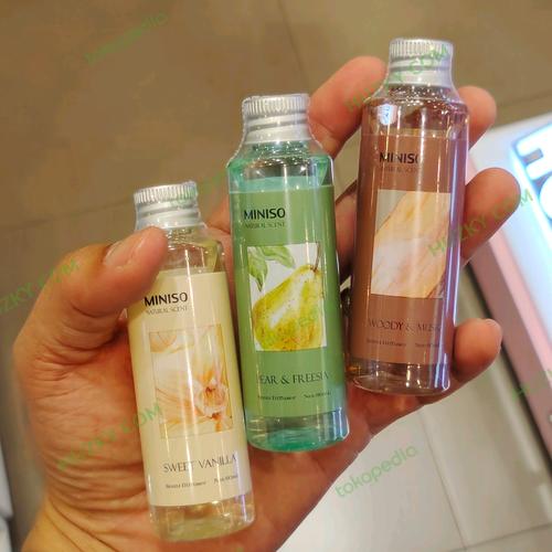 Jual MINISO SCENT DIFFUSER REFILL Woody&Musk Sweet Vanilla Pear&Freesia ...