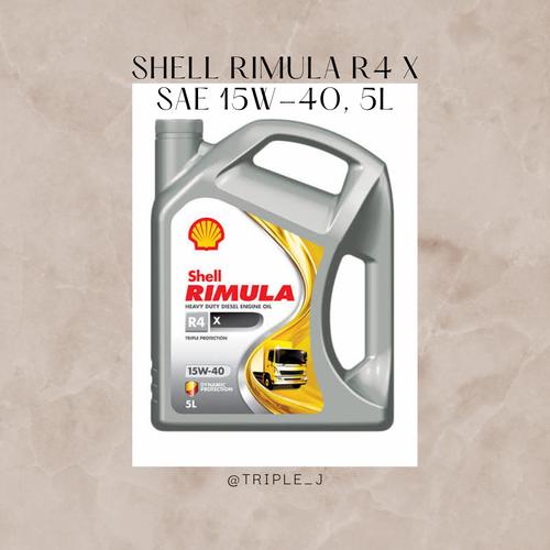 Jual Shell Rimula R4X 15w-40 5 liter - Kota Surabaya - Triple_J | Tokopedia