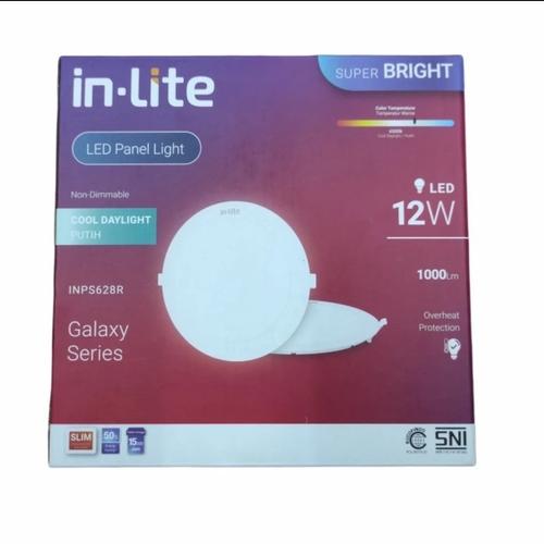 Jual Lampu Downlight LED Bulat IB Inbow 12 Watt In Lite Inlite INPS628R ...