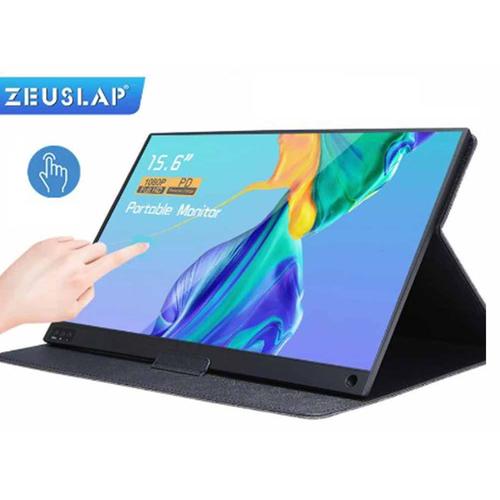 Jual ZEUSLAP Monitor Portabel Ultratipis 15.6 Inci layar Sentuh 1080P ...