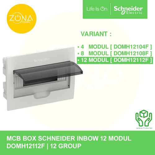 Jual MCB BOX DOMAE SCHNEIDER 12 GROUP GRUP MODUL INBOW DOMH12112F ...