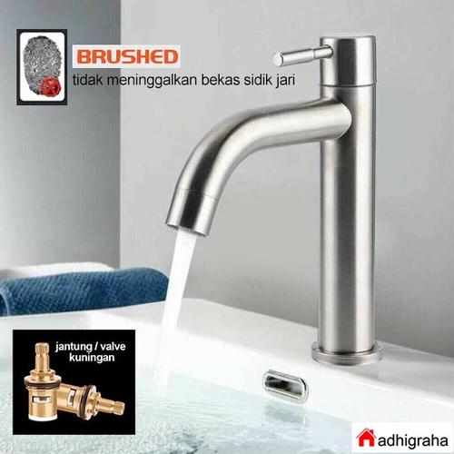 Jual kran wastafel bambu lurus sus 304 vemuse 18-ST-LK-KWL-01 stainless ...