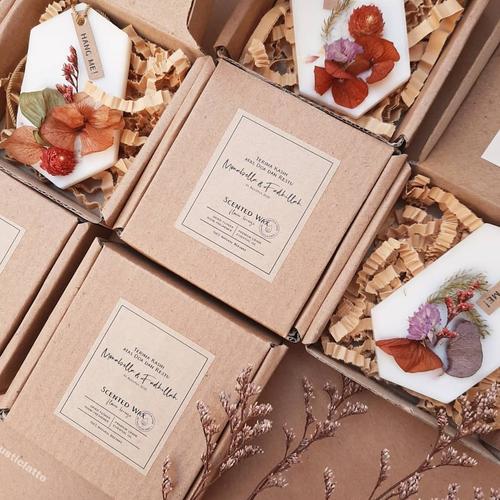 Jual Wedding Souvenir Pernikahan Scanted Wax Sachet Lilin Aromaterapi ...
