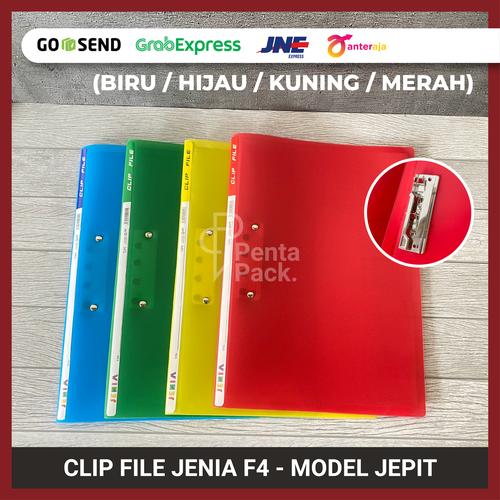Jual Clip File F4 - Polos Folio / Map Album Plastik Jepit Kertas ...