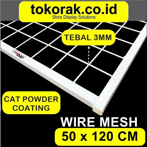 Jual WIRE GRID MESH 50 X 120 CM - KAWAT JARING KOTAK - RAM DINDING ...