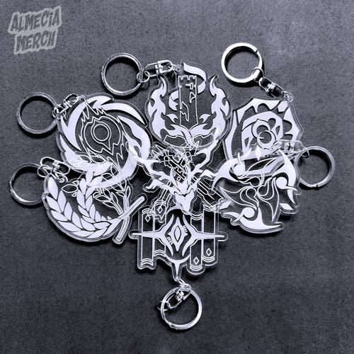 Jual Gantungan Kunci Logo Honkai Star Rail / Keychian Path Honkai Star ...