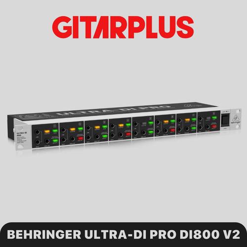 Jual BEHRINGER ULTRA DI PRO DI800 V2 Phantom Powered 8 Channel Rack DI ...