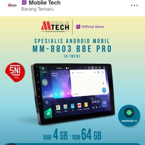 Jual mtech MM 8803 BBE pro 9/10 inch ram 4 Rom 64 gb head unit android - Jakarta Pusat ...