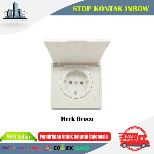 Jual STOP KONTAK TUTUP TUNGGAL BROCO / STOP KONTAK INBOW BROCO - Kota ...