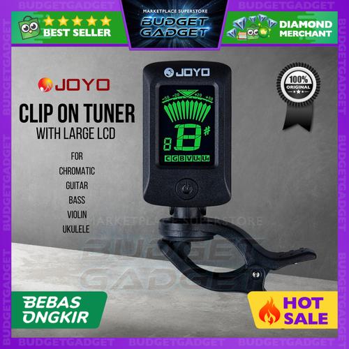 Jual JOYO Tuner Gitar / Stem guitar Rotatable 360 Degree - JT-01 ...