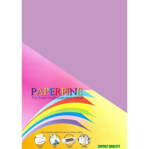 Jual kertas warna hvs warna A4 80gr paperfine 25 lembar - violet - Kab ...