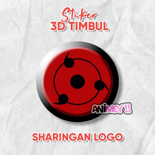 Jual Stiker Emblem 3D Sharingan Logo / Stiker Anime Gaming Resin - 1 ...