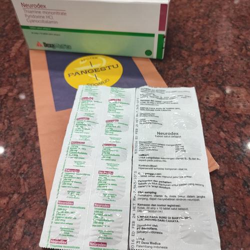 Jual Neurodex 1 Strip 10 Tablet / Neurodek Neurodec Neorodex Nerodex ...