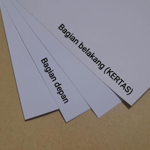Jual Kertas Sticker Vinyl 200 GSM A4 matte/Doff inkjet 10 lembar ...