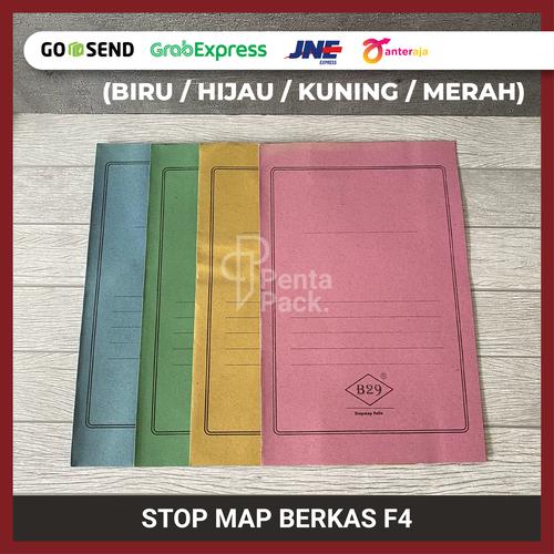 Jual Stop Map F4 - Folio Warna / Plastik Berkas Kertas Dokumen 24 x 35 ...